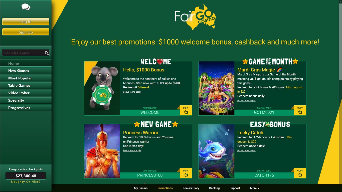 Fair Go Casino Review (Nov 2025): Games, Bonuses, Payments